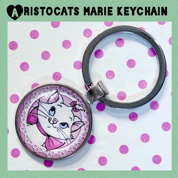 Accessories | Disney Aristocats Keychain Marie Keychain Kawaii | Poshmark